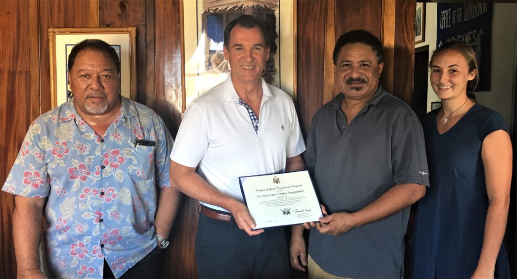 FSM Senator Urusemal Hosts US Congressman Suozzi During his Holiday ...