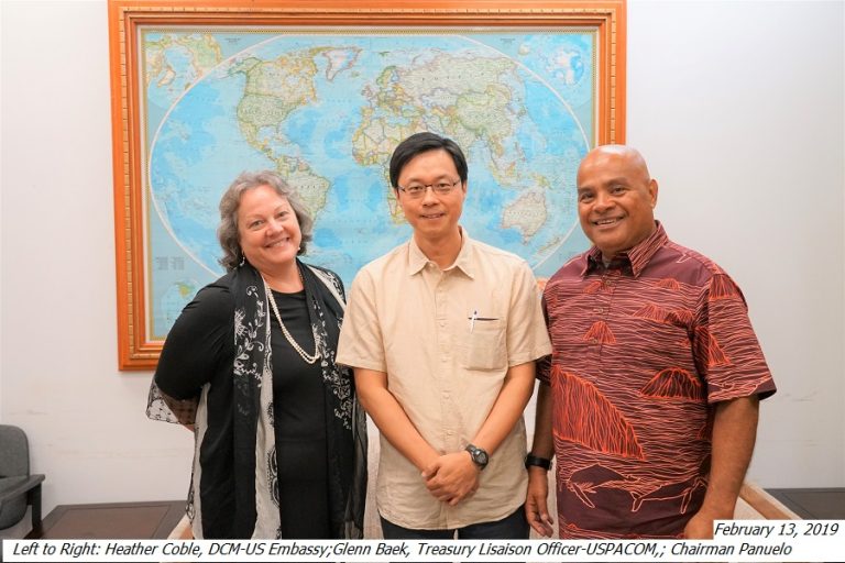 U.S. Treasury/PACOM visits FSM Congress